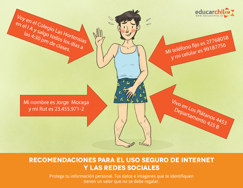 Recomendaciones para el uso seguro de Internet y las redes sociales ... Recomendaciones para el uso seguro de Internet y las redes sociales ...